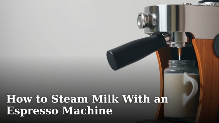 How to Steam Milk With an Espresso Machine