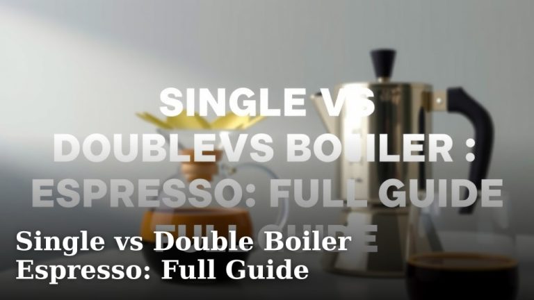Single vs Double Boiler Espresso: Full Guide